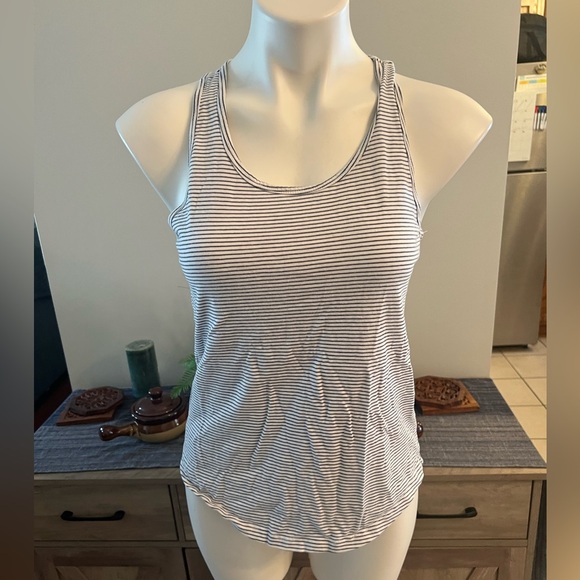 Universal Thread | Tops | Universal Thread White And Blue Striped Tank ...